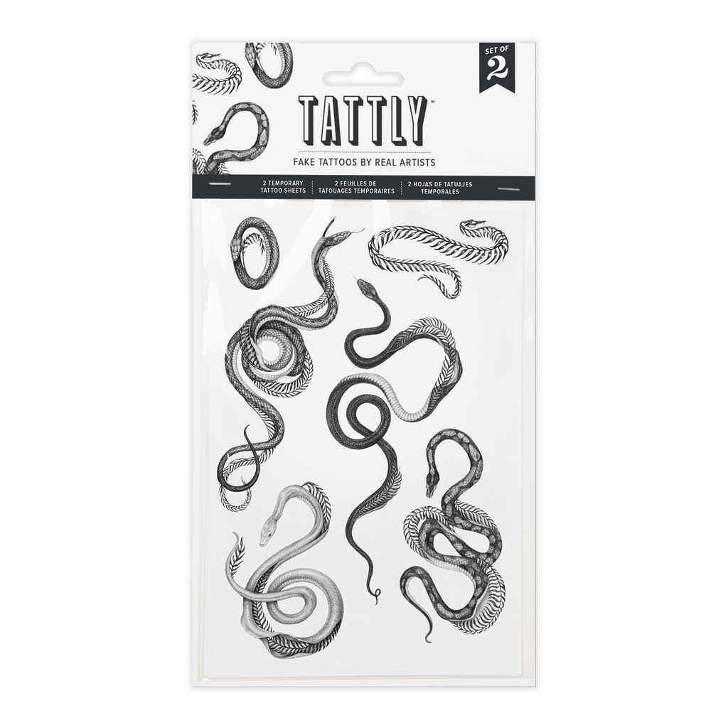 Unfurling Temporary Tattoo Sheets - Moss & More